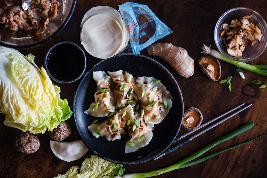 Pork and Mushroom Dumplings - Six Pack Chef